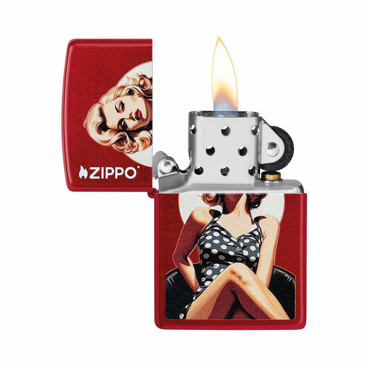 Promotorzypl Zippo Vintage Pinup Girl